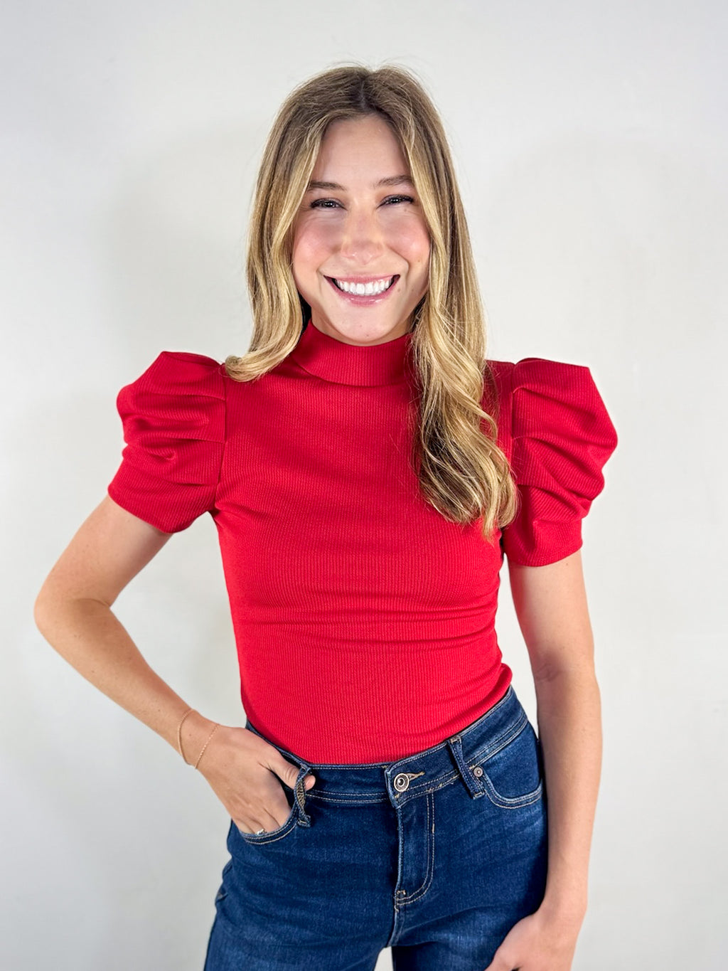 Tini Time Bodysuit - Red – Avery Lane Clothing